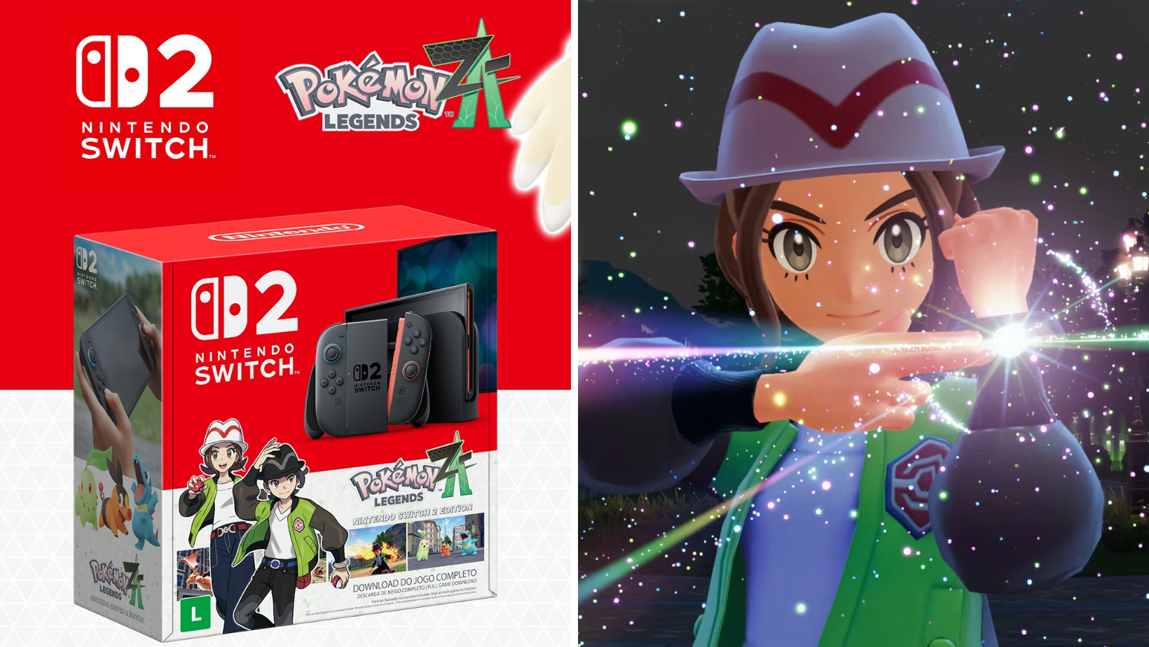 Novidade: compre Nintendo Switch 2 com Pokémon Legends: Z-A