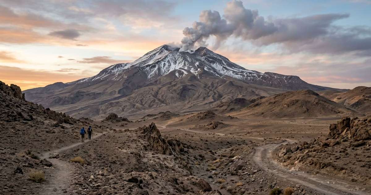 Um vulcão isolado no Irã parece estar acordando após 700.000 anos de ...