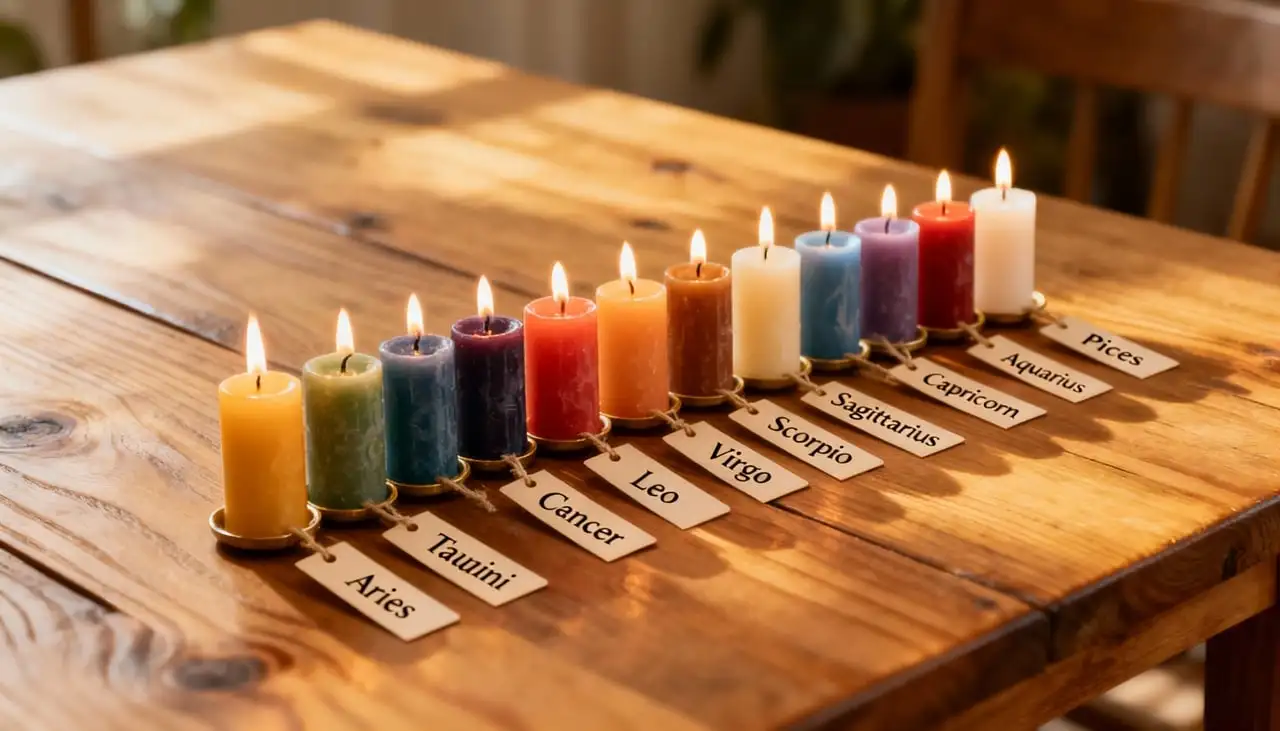 Acender uma vela da cor do seu signo pode deixar o dia mais leve ...