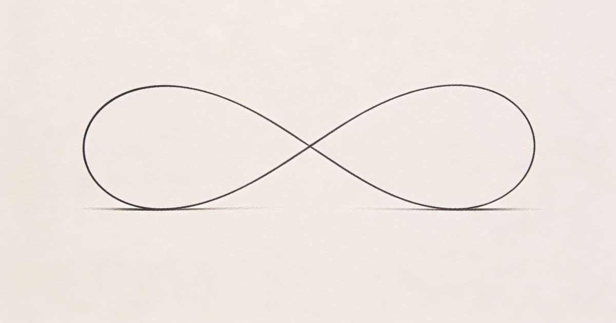 O que significa o símbolo do infinito e qual é sua origem?