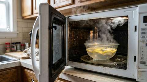 O segredo para limpar o micro-ondas por dentro com apenas dois ...