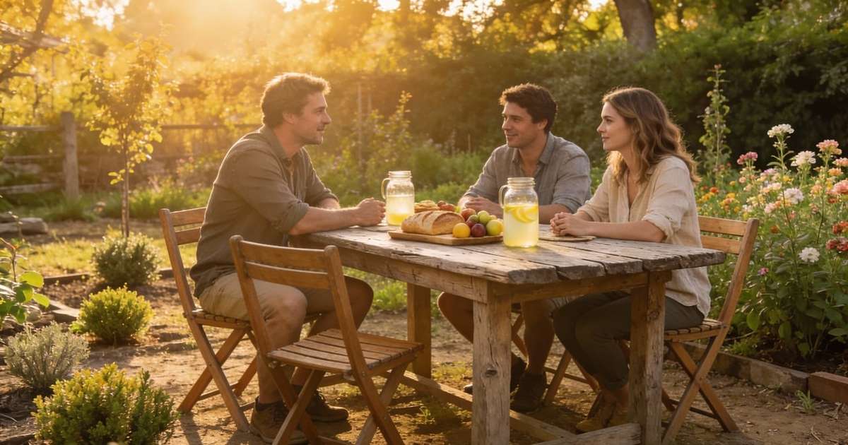 Epicuro diz que a verdadeira riqueza é ter bons amigos e um jardim simples