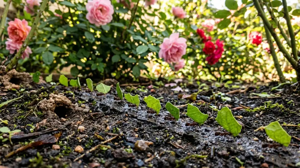 Se você topar com uma formiga-saúva carregando folhas no seu jardim ...