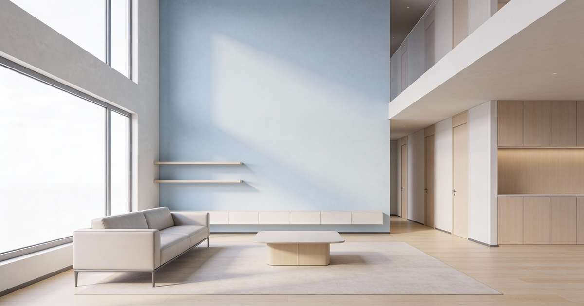 A cor de parede que faz a sala parecer duas vezes maior