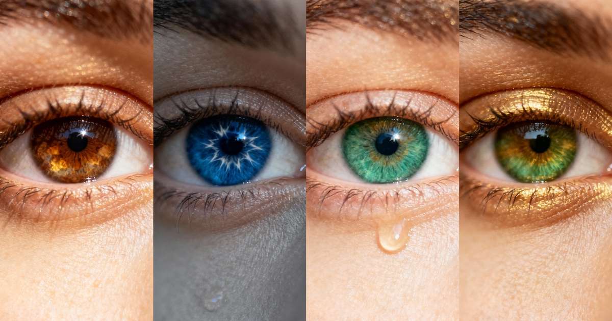 Azul, verde, castanho ou algo entre esses tons. A ciência por trás da ...
