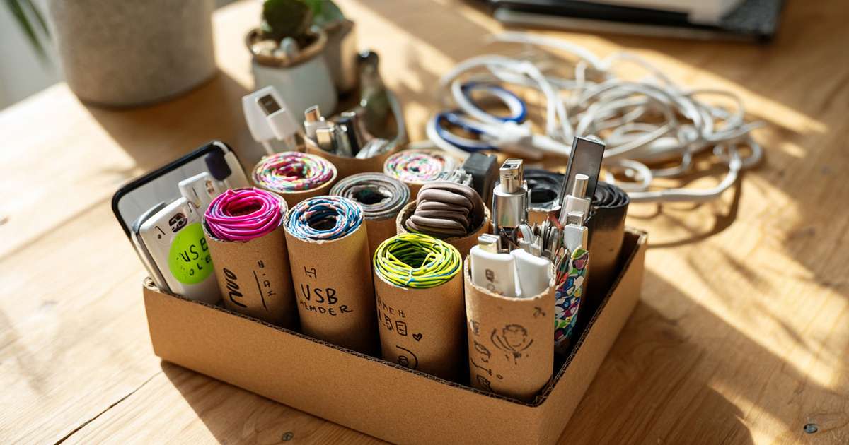 Seus cabos nunca mais vão se embolar depois deste hack simples