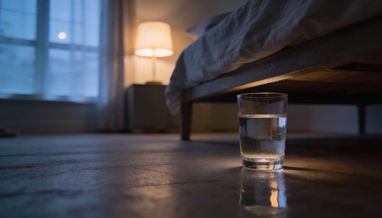 A simpatia do copo de água embaixo da cama pra ter o sono mais ...
