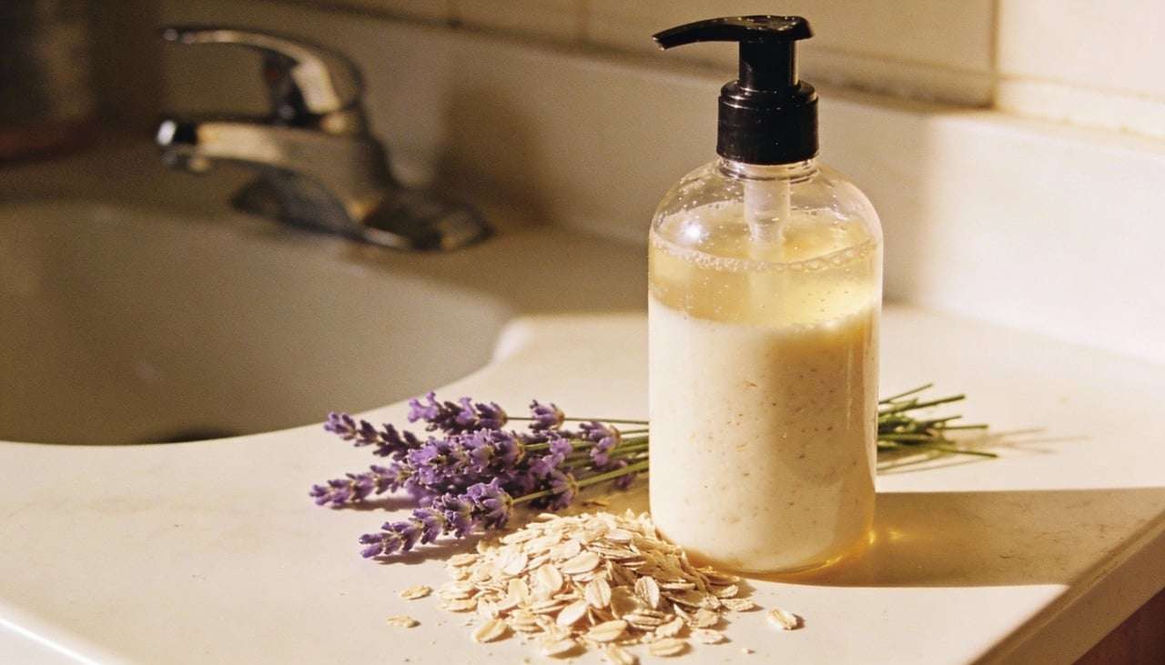 Como o simples sabonete líquido de aveia e lavanda pode rejuvenescer ...