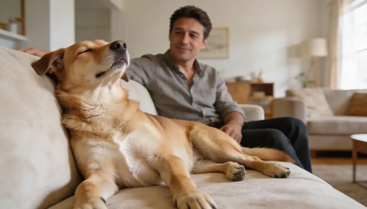 O que significa quando o seu cachorro suspira bem fundo do seu lado