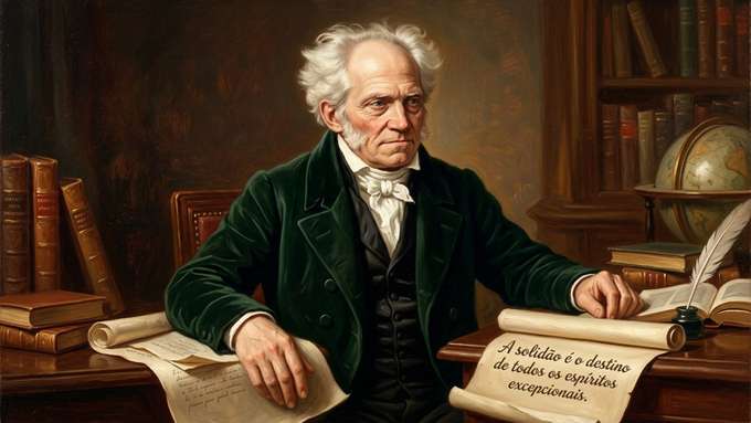 Arthur Schopenhauer, o filósofo alemão da individualidade: "A solidão é ...