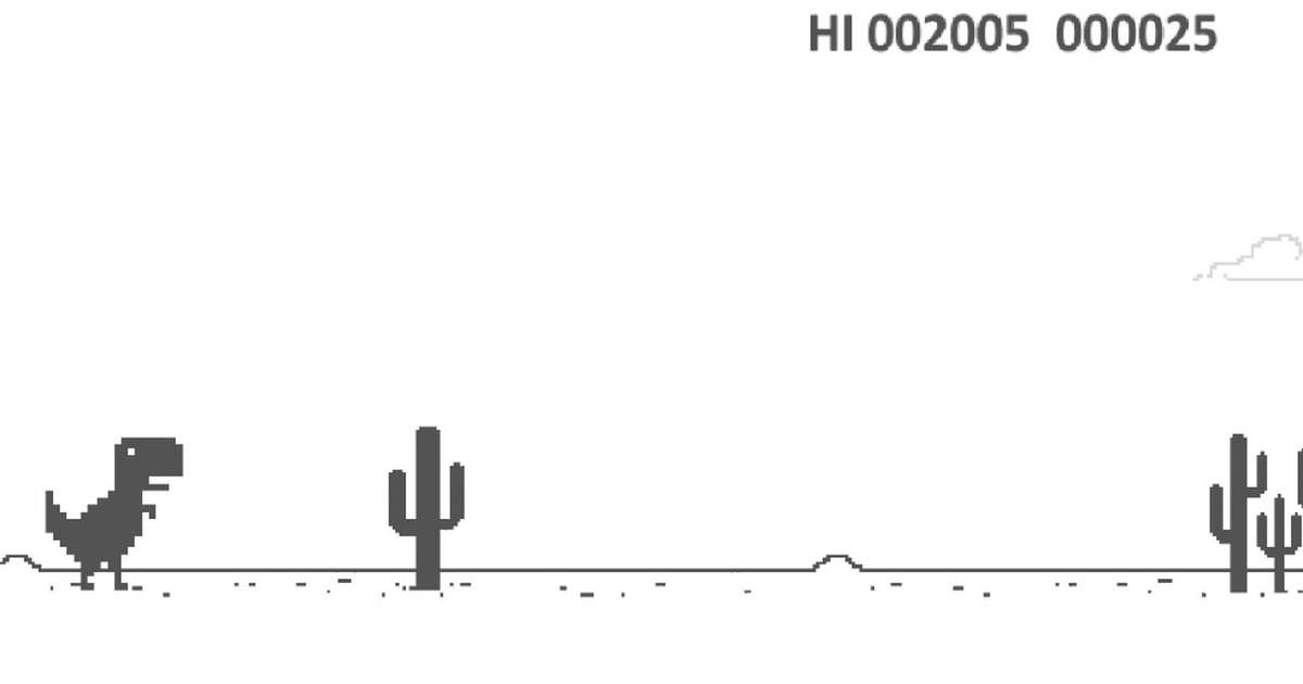 T-Rex Game: O Dinossauro do Google