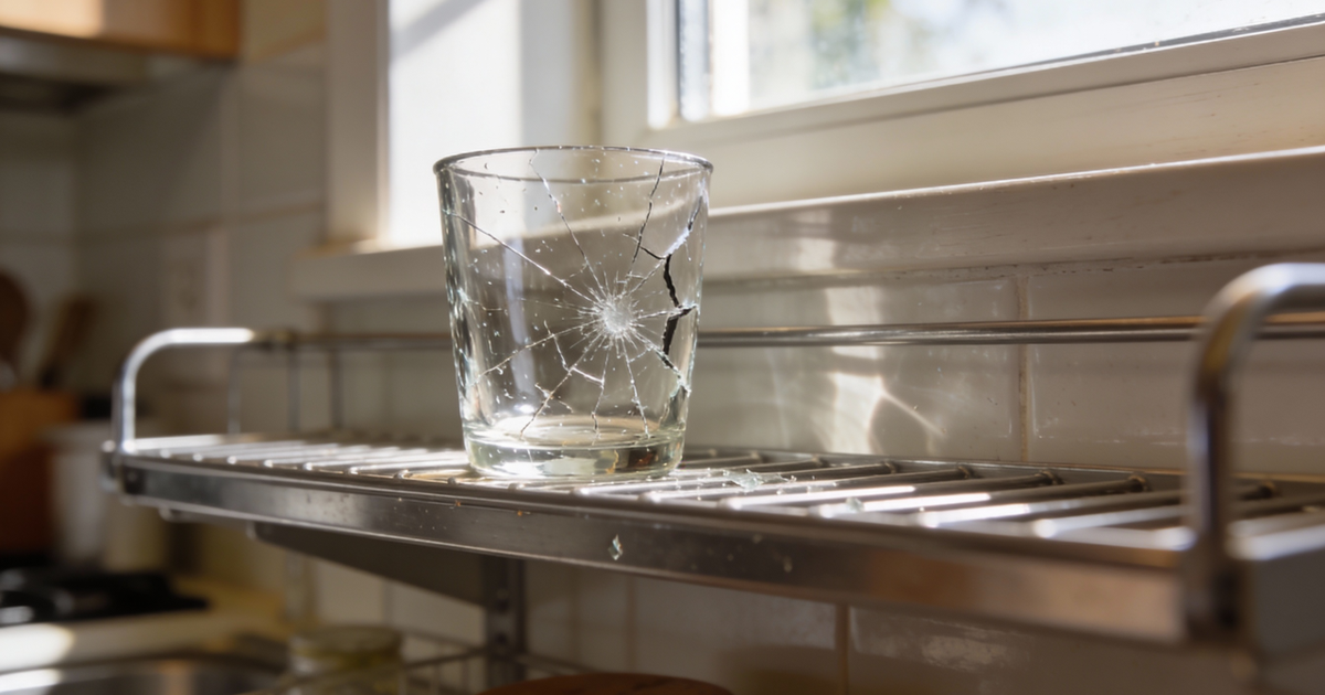 O que significa quando um objeto quebra do nada dentro de casa?