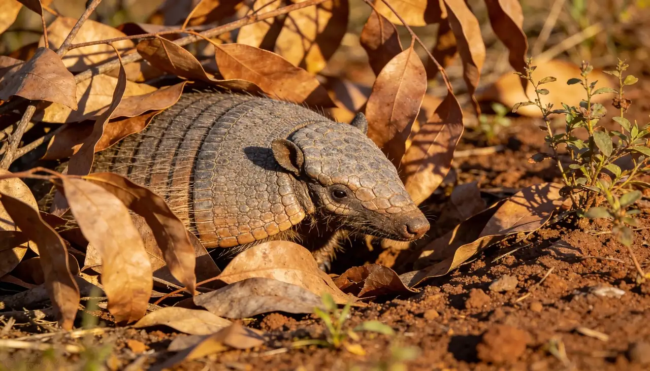 Como esse animal consegue sumir no meio do cerrado