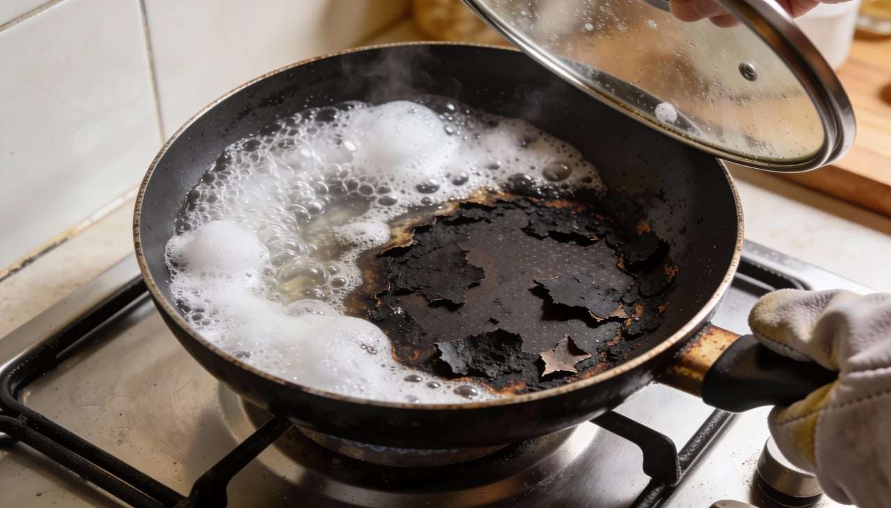 Como salvar sua panela queimada sem precisar ariar