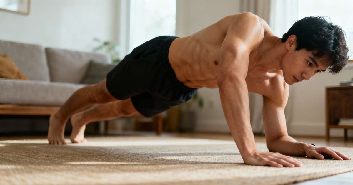 Você não precisa de academia pra ter um abdômen forte