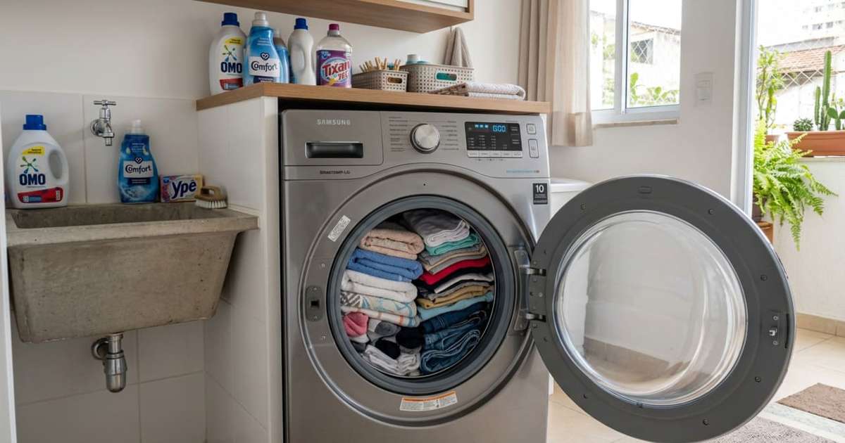 As roupas colocadas na máquina de lavar devem estar secas ou molhadas?