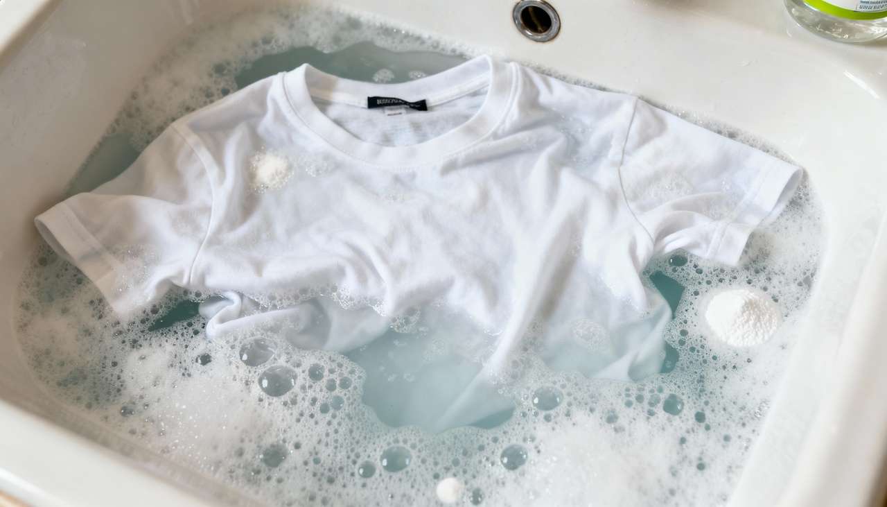 O produtinho caseiro que limpa até a última mancha da roupa branca sem ...