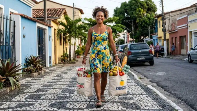 Carregar sacolas de supermercado parece um esforço comum, mas pode ...