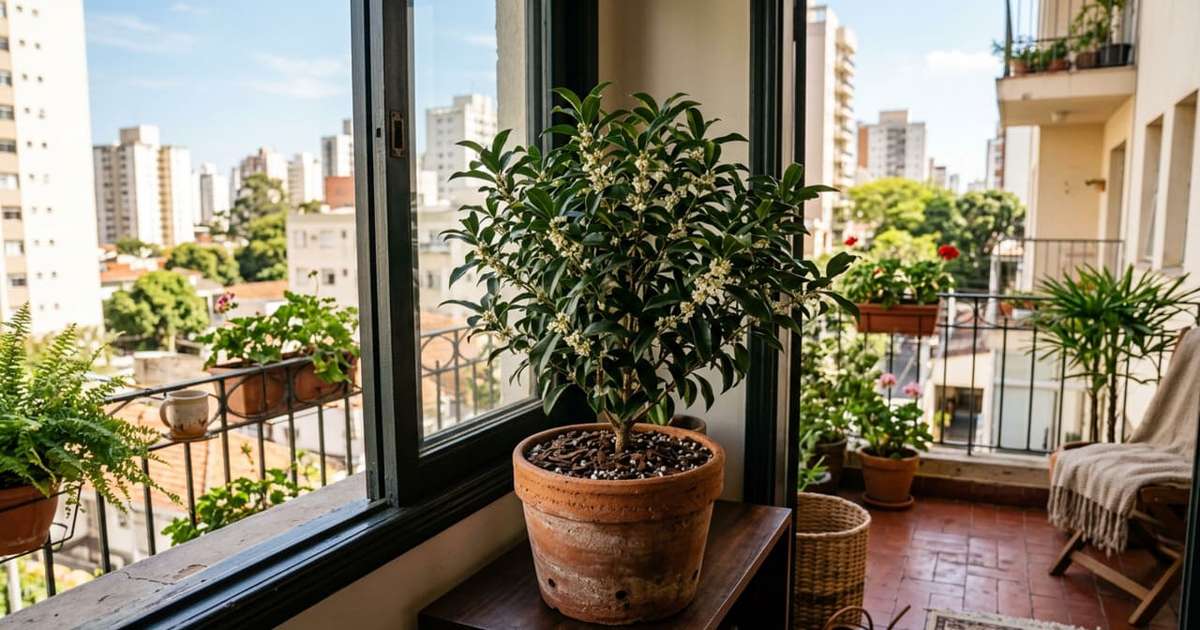 A árvore que perfuma todo o jardim e cresce perfeitamente em vaso