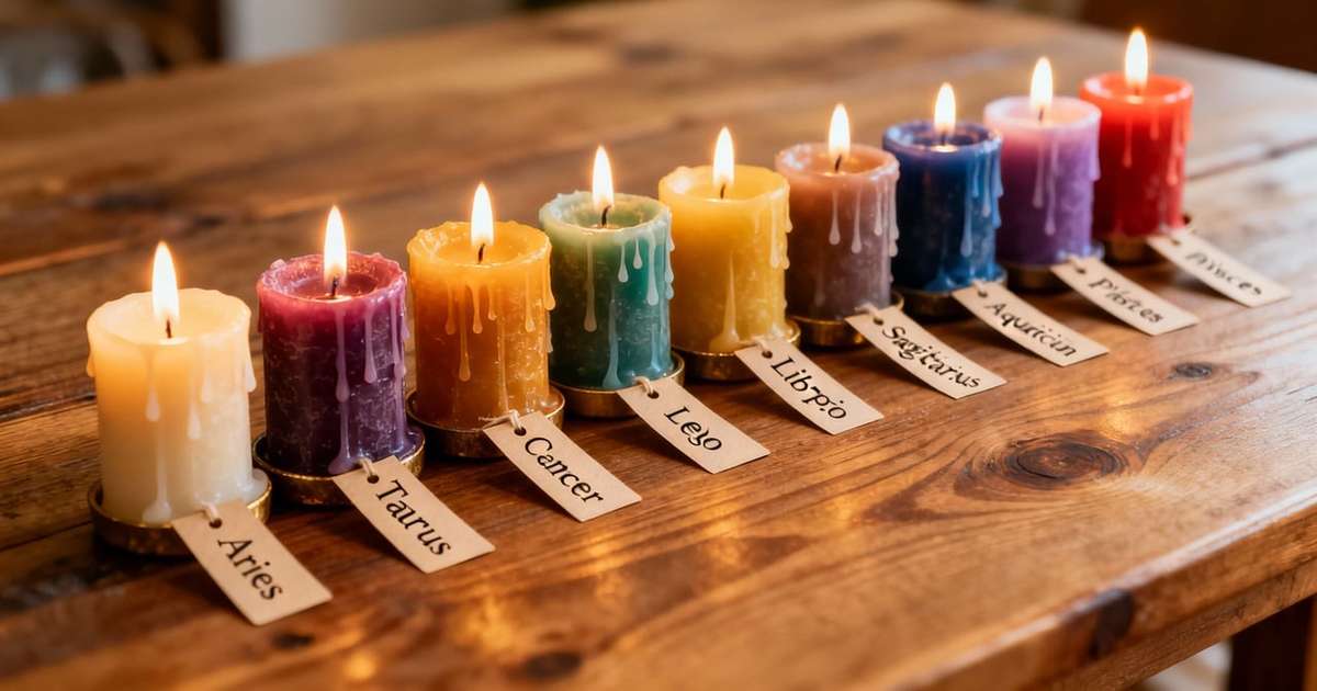 Acender uma vela da cor do seu signo pode deixar o dia mais leve ...