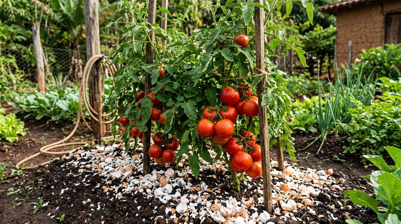 Colocar casca de ovo triturada na terra do pé de tomate: quais os ...