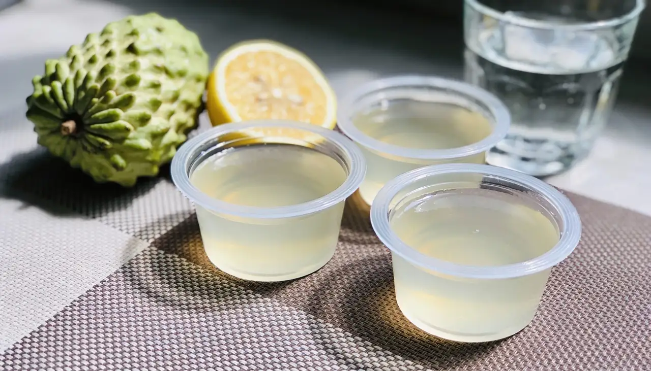 Gelatina de graviola, rica em colágeno e com poucas calorias, perfeita ...