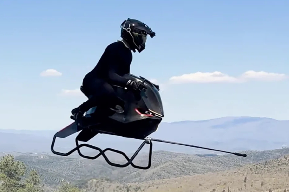 Da fantasia à realidade: apresentando a motocicleta voadora Volonaut