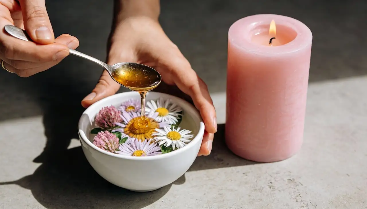 A simpatia com mel e flores para atrair doçura e sorte nos relacionamentos