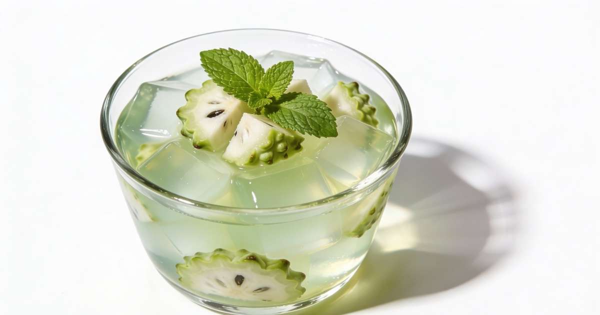 Gelatina de graviola, rica em colágeno e com poucas calorias, perfeita ...