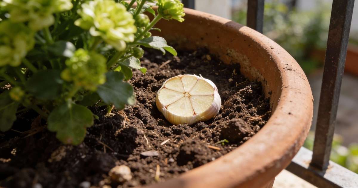 Como uma simples colherada de alho pode ajudar suas plantas a ...